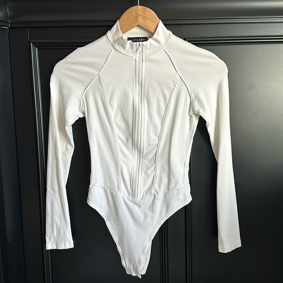 JLUXLABEL | Tops | Jlux Label Long Sleeve Thong Zipup Bodysuit | Poshmark